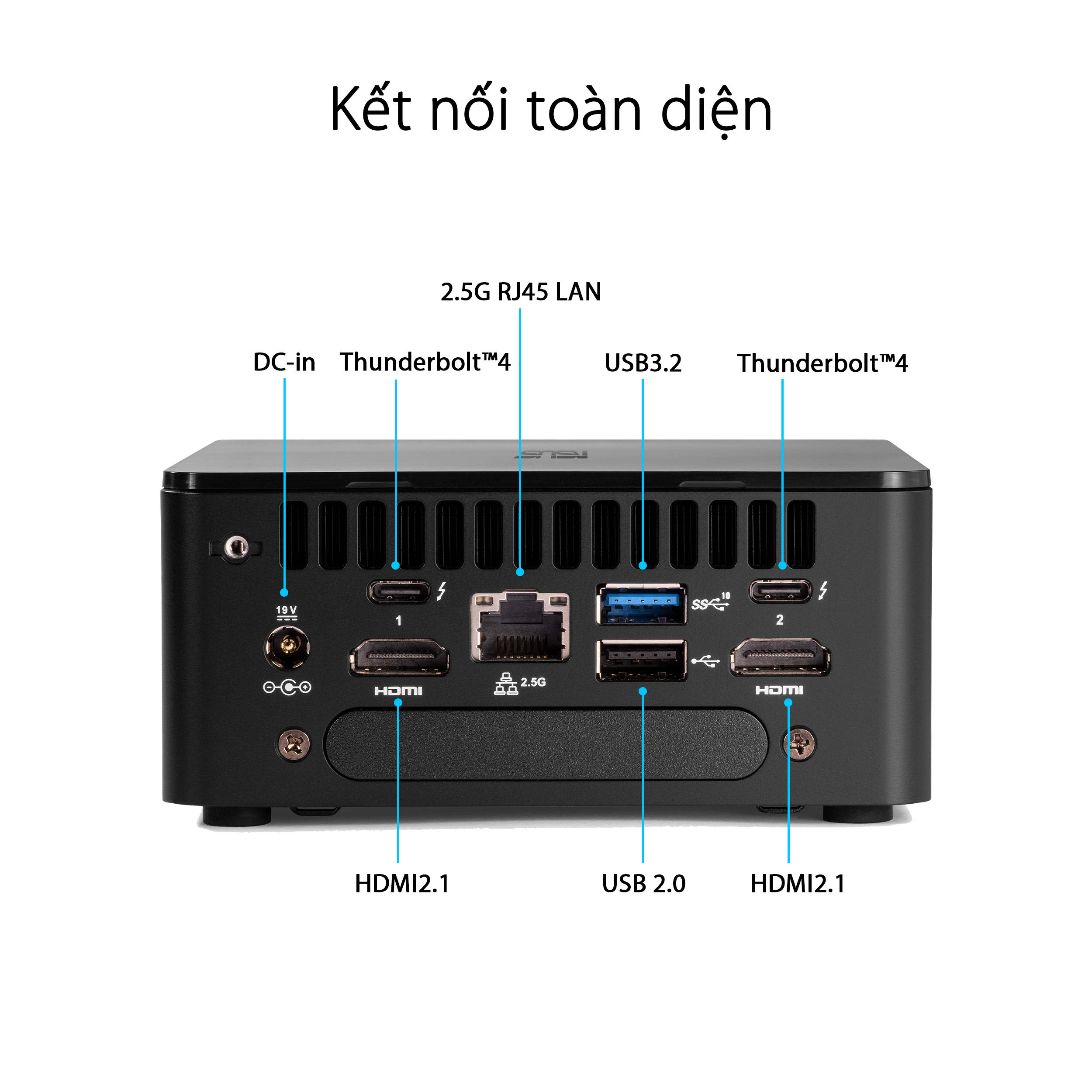 Mini PC Asus NUC 12 Pro Tall RNUC12WSHI700000I (i7-1260P, Iris Xe Graphics)