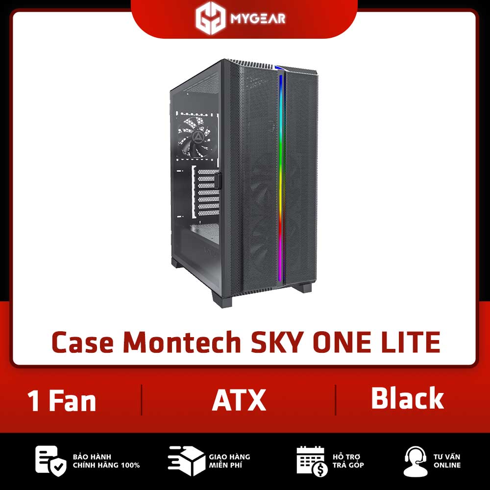 Vỏ case Montech SKY ONE LITE | Hàng chính hãng