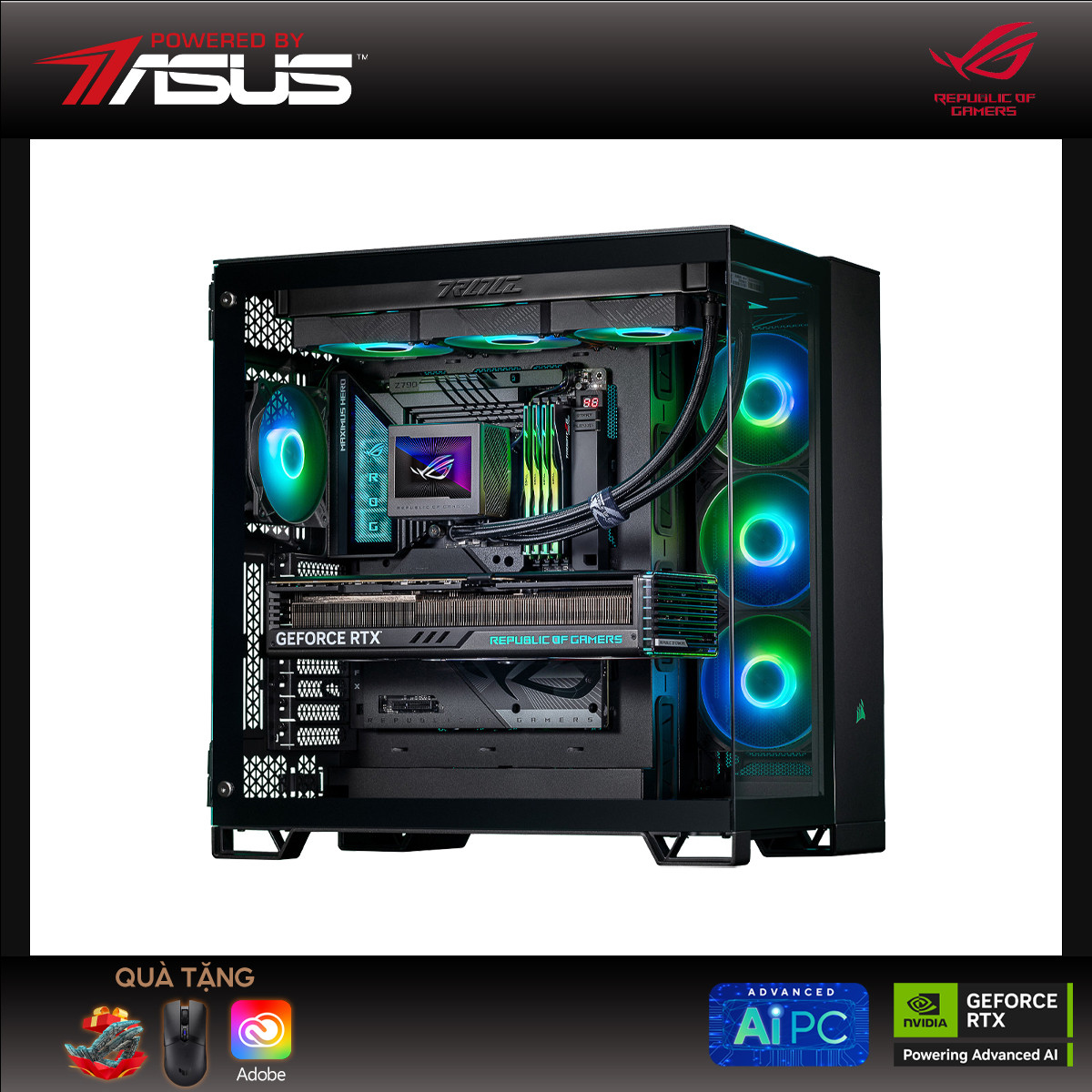 PC Gaming 6500X ASUS ROG Z790 BTF Intel I7 14700K | Ram 32GB | 1TB SSD ...