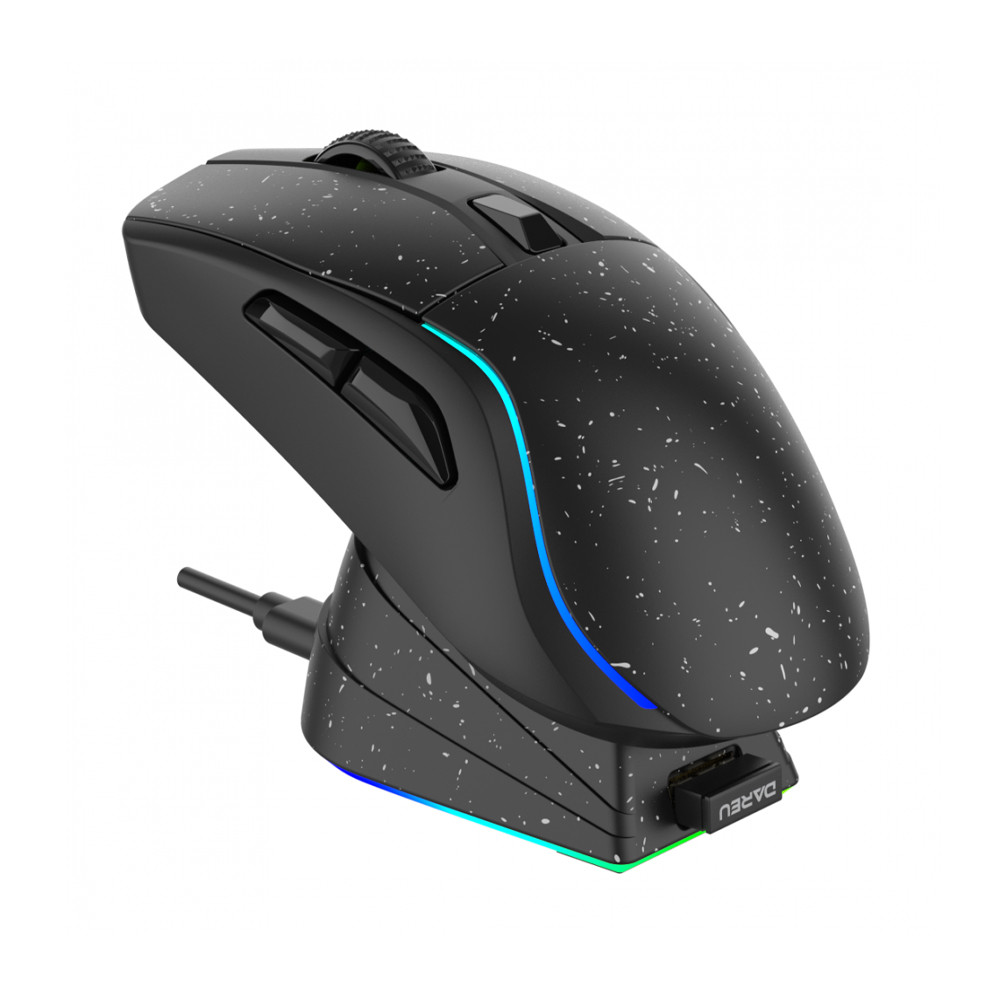 Chuột DAREU A950 Triple Mode Black/Pink RGB 12000DPI 88g